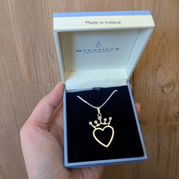 Newbridge Silverware | Jewelry | Nwt Claddagh Irish Heart Crown ...